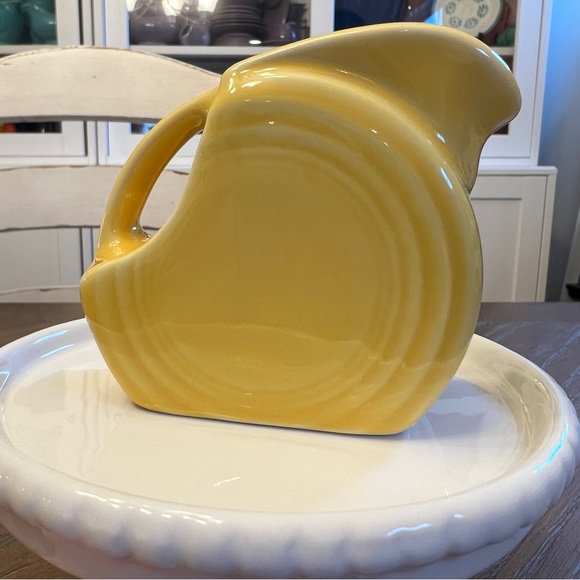 Fiestaware | Dining | Fiestaware Sunflower Mini Disc Pitcher | Poshmark